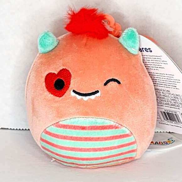 Squishmallows | Toys | Willett Love Monster Clip Valentine 224 Original ...